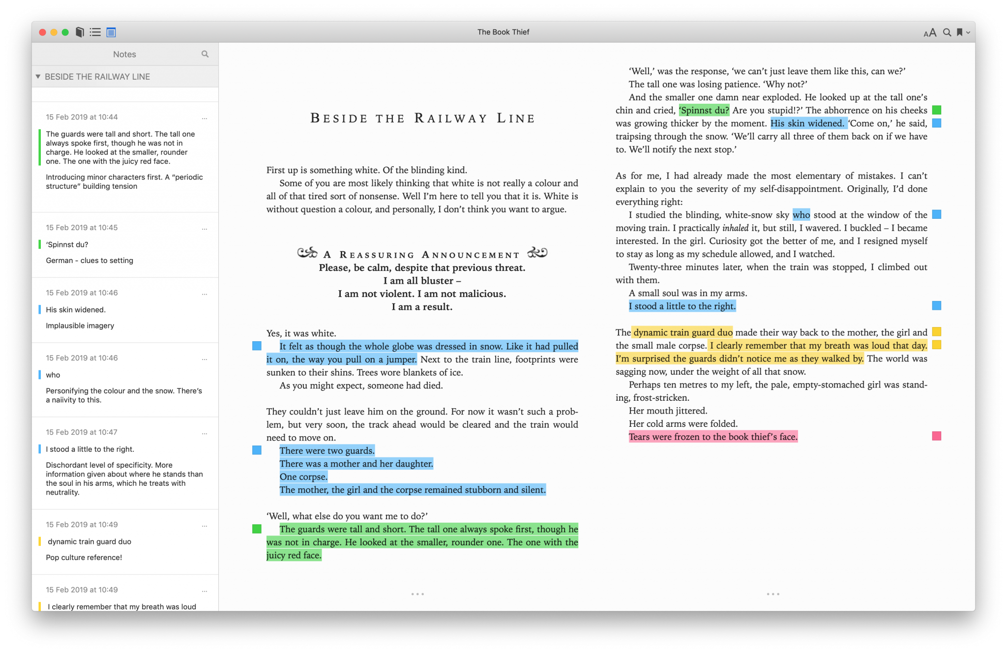 The Book Thief Annotation Magical Realism Mr Waugh s Level 2 The Book Thief Annotation Magical Realism Mr Waugh s Level 2